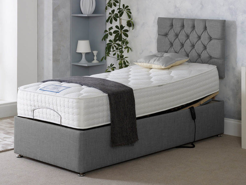 Electric Adjustable Mobility Bed with Linden 1000 Pocket Spring Mattre ...