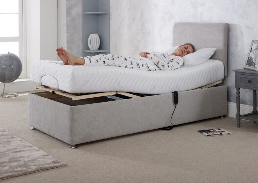 Electric Adjustable Mobility Bed with Orthopaedic Memory Mattress ...